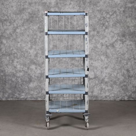 Metro-MaxQ-Freestanding-Gray-Mixed-Materials-Open-Shelving-6-Shelves ...