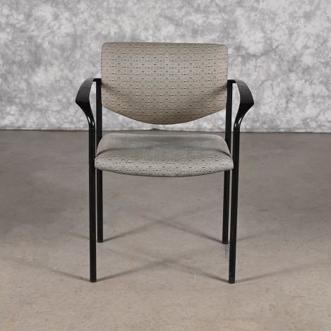 Steelcase-Player-Stacking-Chair-Green-Pattern-Fabric-with-Arms