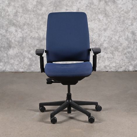 Steelcase-Amia-(Office-Chair)-Office-Chair-5A25-Navy-Fabric-Adjustable ...