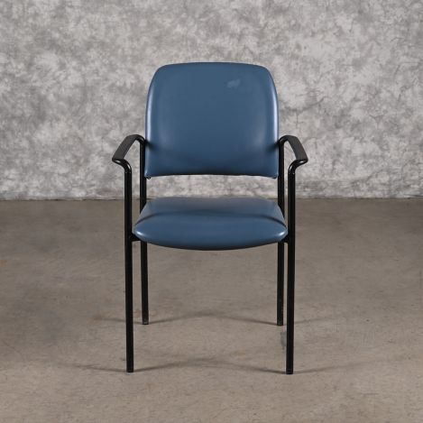 Steelcase-Sorrel-Conversation/Side-Chair-Blue-Vinyl-with-Arms