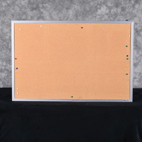 Quartet-Wall-Mounted-Tack/Cork-Board-Bronze-Colored-Cork-Single-Sided ...
