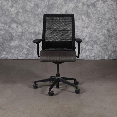 Steelcase-Think-Office-Chair-5S29-Bronzite-Fabric-Adjustable-with-Arms ...