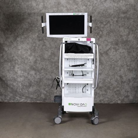 Novadaq-Medical-Computer-Cart-White-Monitor-29"x29"