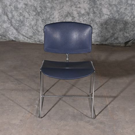 Steelcase-Max-Stkr-Stacking-Chair-Navy-Blue-Plastic-No-Arms