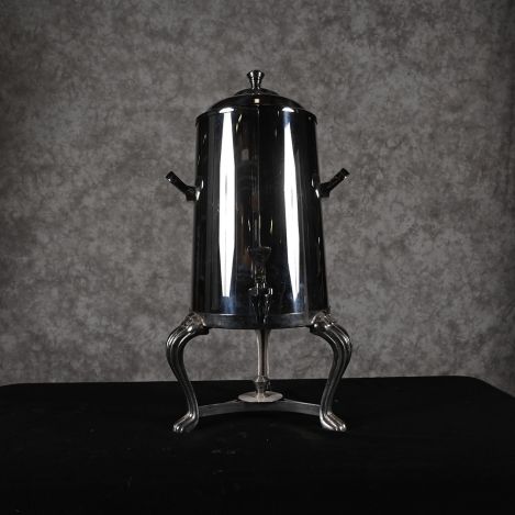 Hot-Beverage-Server-Silver-Metal-Complete-Set-12"x28"