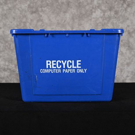 Rubbermaid-5712-Bin/Tote-Blue-Plastic-With-Handles-Nesting-20"x15.5"x14"