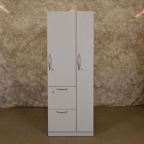 Steelcase-RDD24245RCP-4606-Mist-Metal-2-Drawers-3-Shelves-Lockable ...