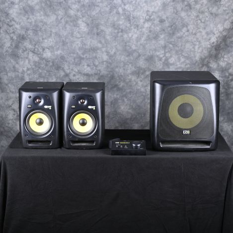 Krk-Systems-Rokit-6-Studio-Monitor-Pair-&-10s-Subwoofer