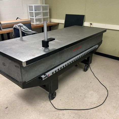 Newport-8'-x-3'-Optical-Table-on-Granite-Anti-Vibration-Base