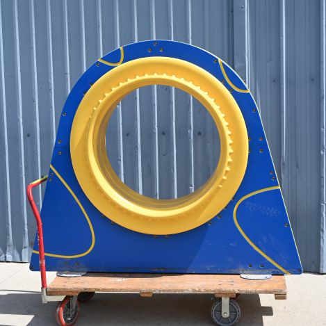 Playworld-Systems-Spinning-Wheel-Playset---Multi-Colored-Metal-72"x62 ...