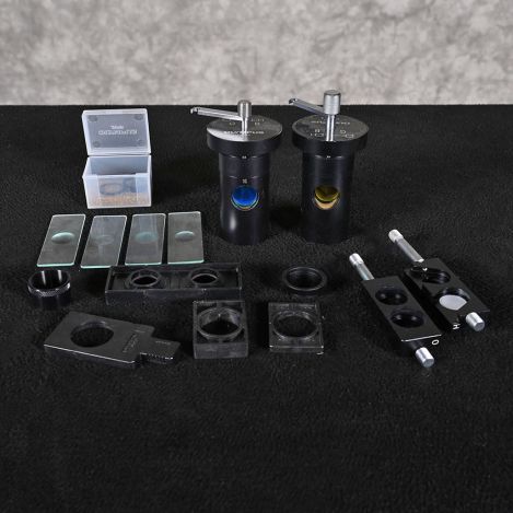 Lot-of-Various-Microscope-Filters---Mostly-Olympus-Brand