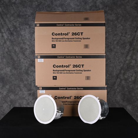 Lot-of-7-JBL-Control-26CT-Ceiling-Speakers