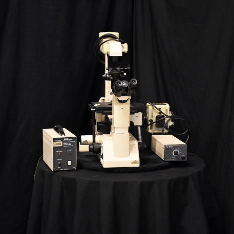 Nikon-Diaphot-200-Inverted-Microscope-&-Supply-Unit's