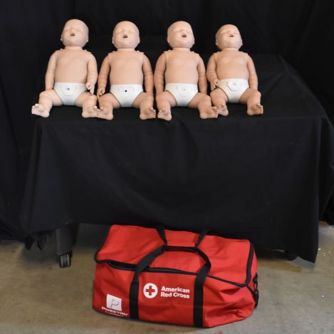 Four-(4)-Prestan-Professional-Infant-Manikin-Infant-CPR-Training-Dummies