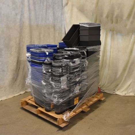 Pallet-of-Mixed-Wastebaskets