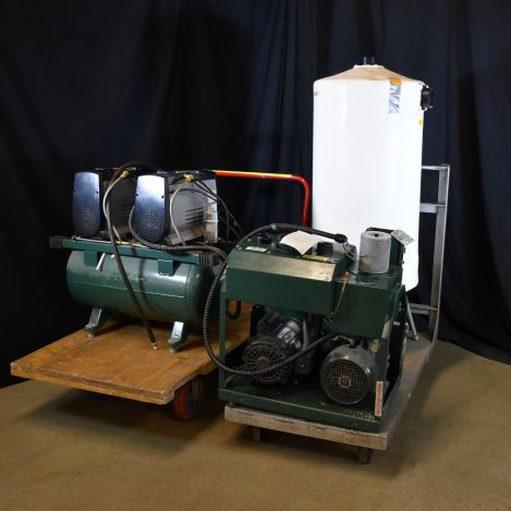 Ramvac-Osprey-Dental-Compressor-&-Vacuum-System-with-Tank-&-Controller
