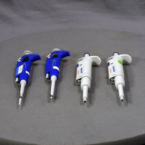 Four-(4)-Various-Manual-Pipettors
