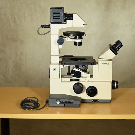 Olympus-IMT-2-Inverted-Phase-Contrast-Microscope-for-Parts/Repair