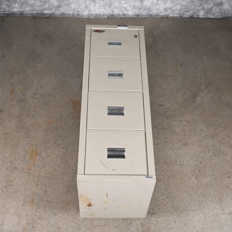 Four-(4)-Drawer-Fireking-File-Cabinet