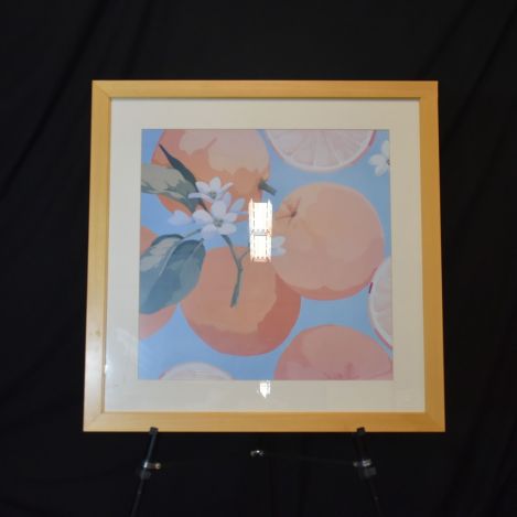 Print-Light-Wood-Colored-Wood-Frame-33"x33"-41861